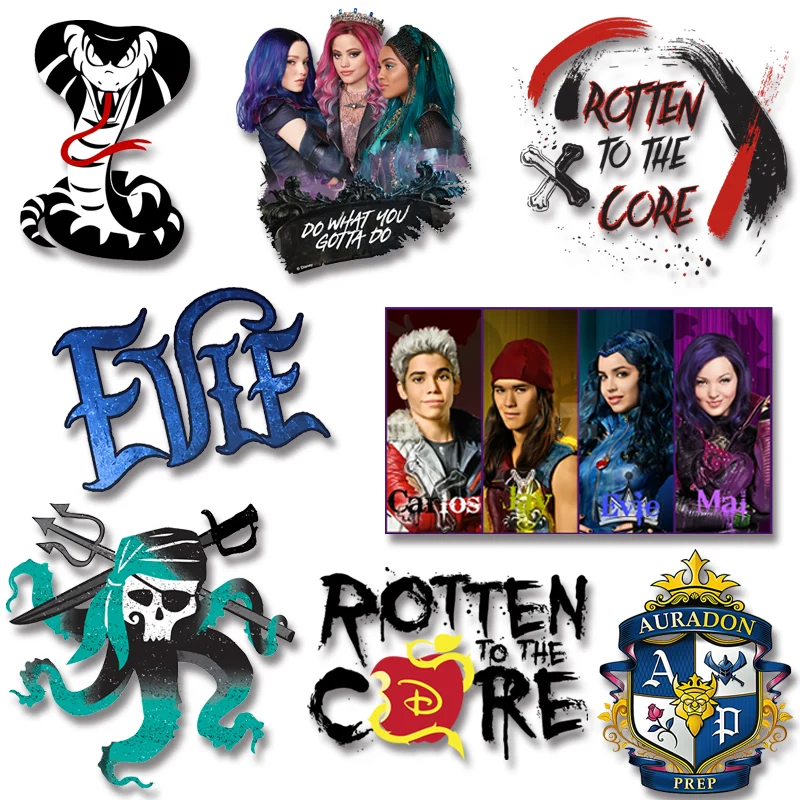 Disney Movie Descendants Villains Rotten to the Core Heat transfer ...