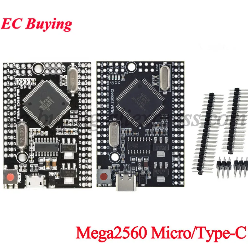 MEGA2560-MEGA-2560-Pro-Mini-Micro-Type-C-Embed-ATmega2560-16AU-USB ...
