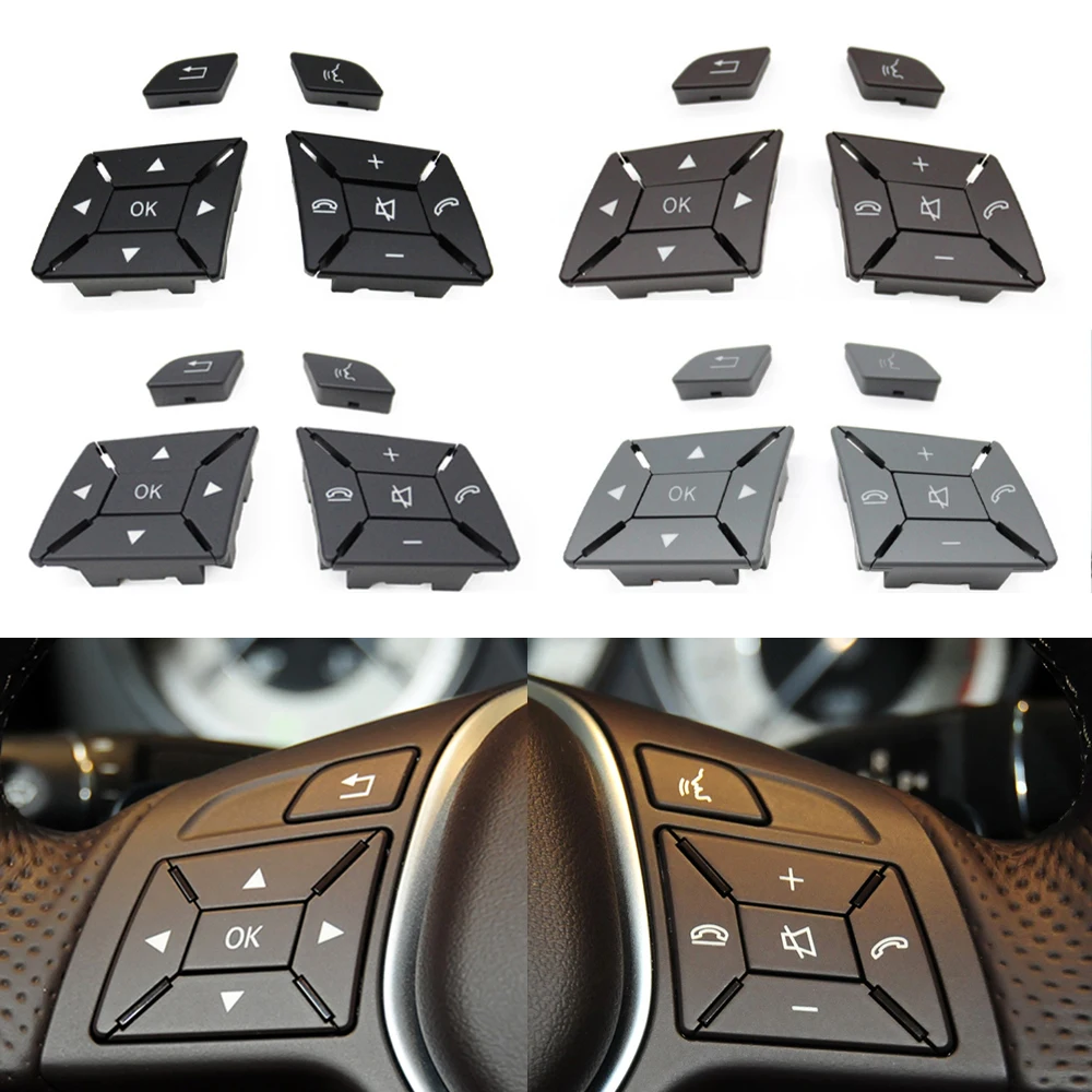 Car-Steering-Wheel-Switch-Buttons-For-Mercedes-Benz-A-B-C-E-GLA-GLK-CLA ...