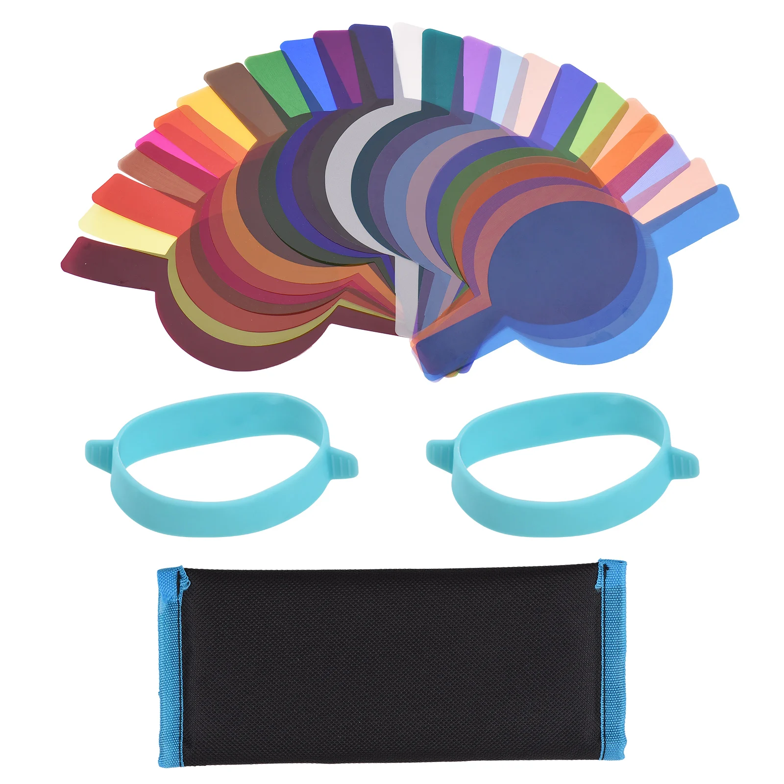 24pcs-Round-Head-Camera-Flash-Gels-Lighting-Filters-Color-Correction ...