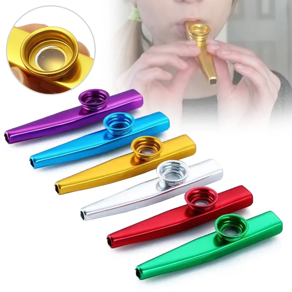 Metal-Kazoo-hafif-ta-nabilir-acemi-fl-t-enstr-man-m-zik-severler ...