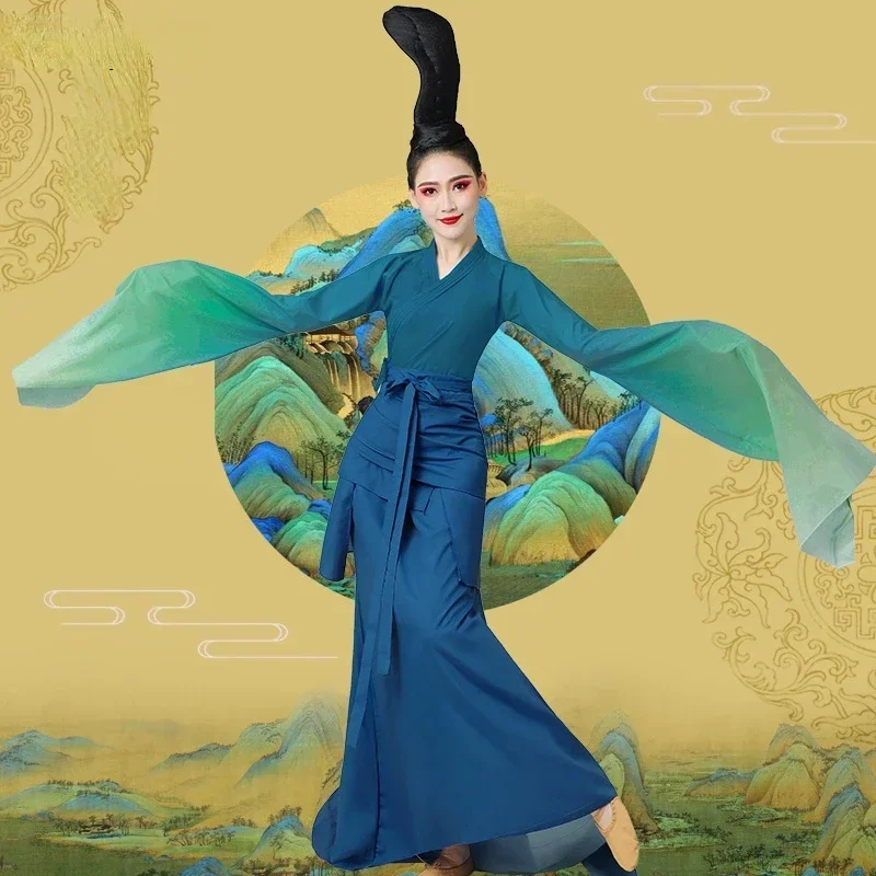 Chinese-Folk-Dance-Hanfu-Classical-Dance-Costume-Adult-Square-Dancer ...