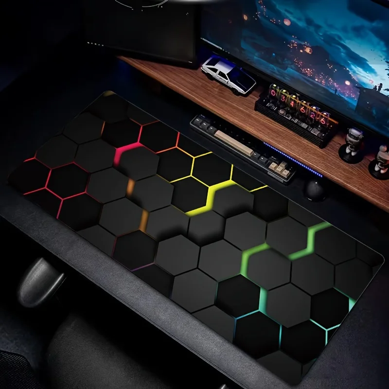 Honeycomb Diamond Grid Art Mousepad Professional Gaming Mouse Pad ...