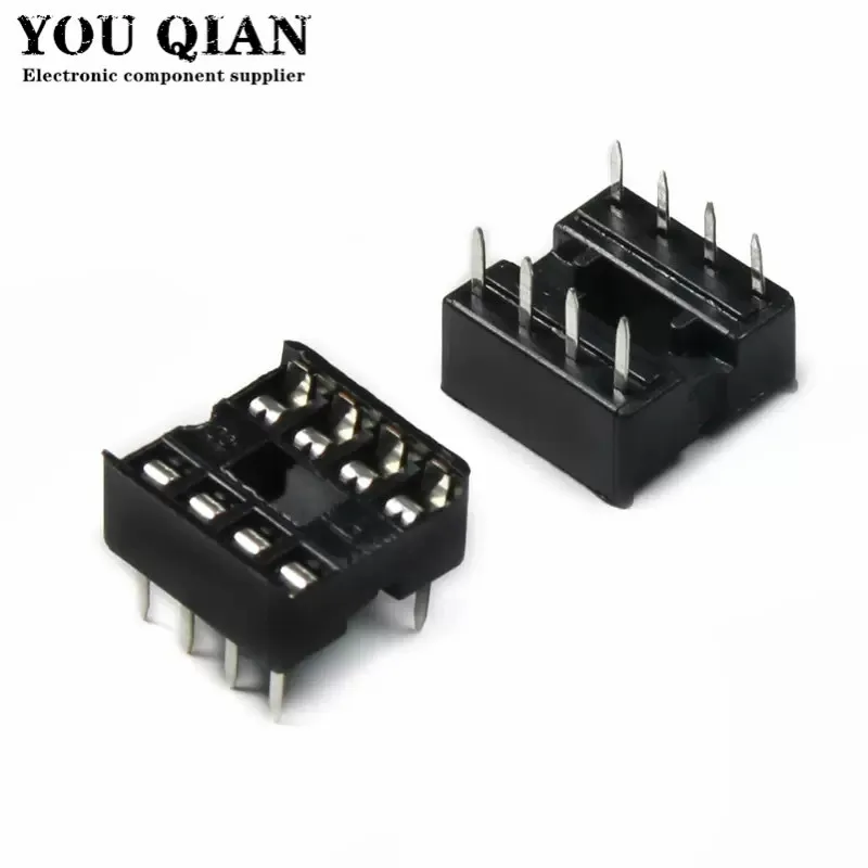 10PCS-8Pin-8-Pin-DIP-8-8DIP-8-DIP-IC-Sockets-Adaptor-Solder-Type-IC ...