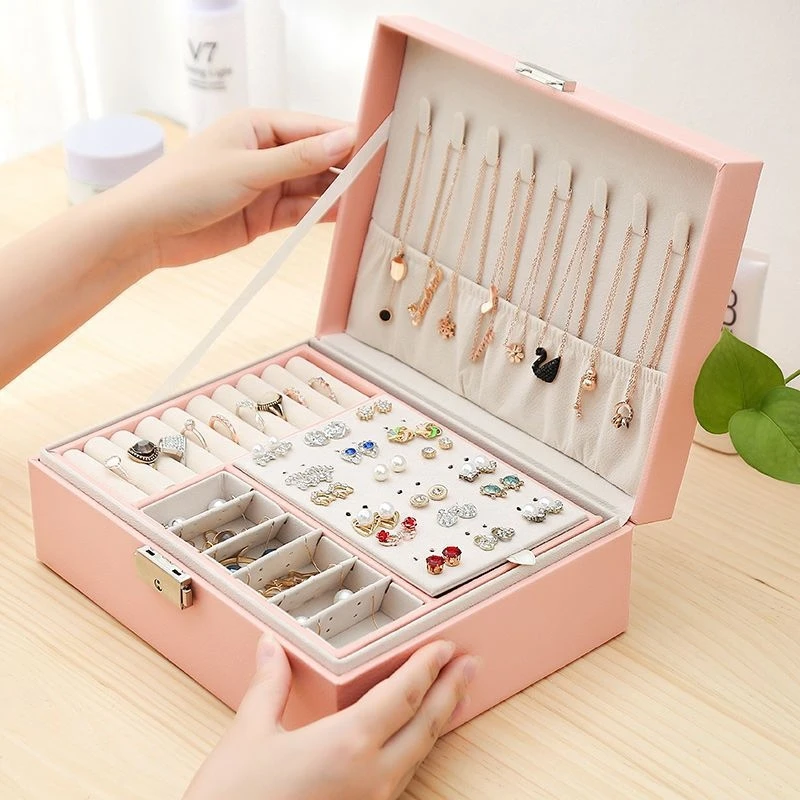 1pcs-Double-Layer-Storage-Box-For-Men-And-Women-Large-Capacity-Leather ...