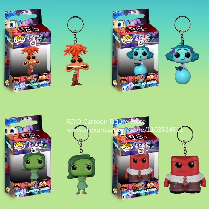 2024-Keychain-Inside-Out-2-POP-Cute-Vinyl-Figure-Model-Toy-Figures ...