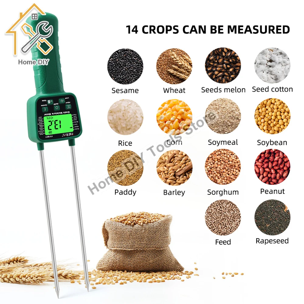 YY-1011-Digital-Moisture-Meter-Cereal-Moisture-Meter-Smart-Sensor-For ...