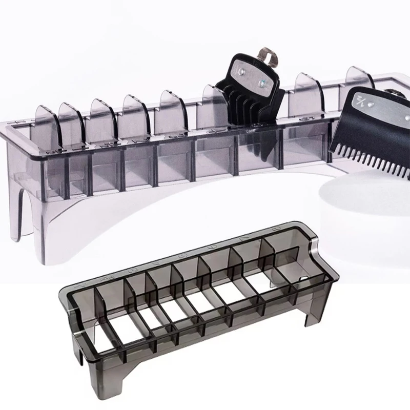 8/10 Grid Hair Clipper Storage Organizatier Box Hair Limit Comb Hair ...