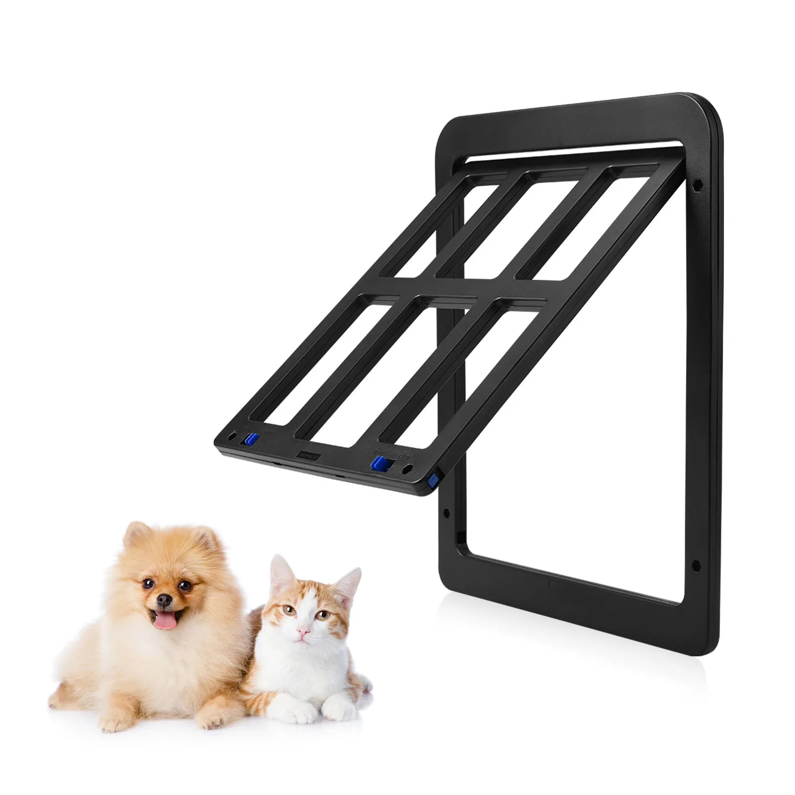 Pet Gate Door Automatic magnetic closure Cat Flap Fly Screen Dog Flap ...