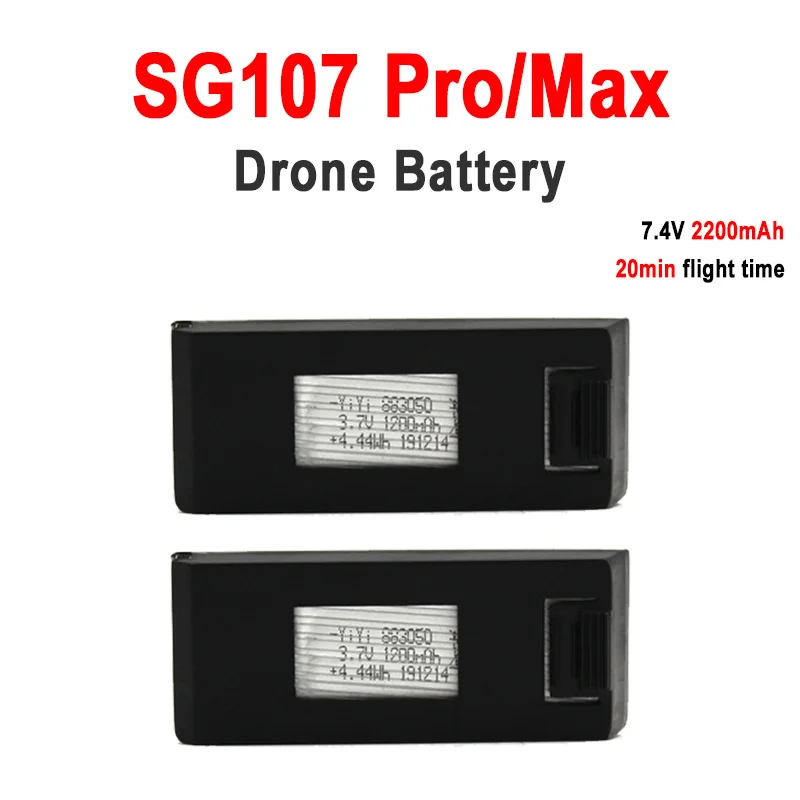 ZLL-SG107-Max-Original-Drone-Battery-7-4V-2200mAh-20min-Flight-Time ...