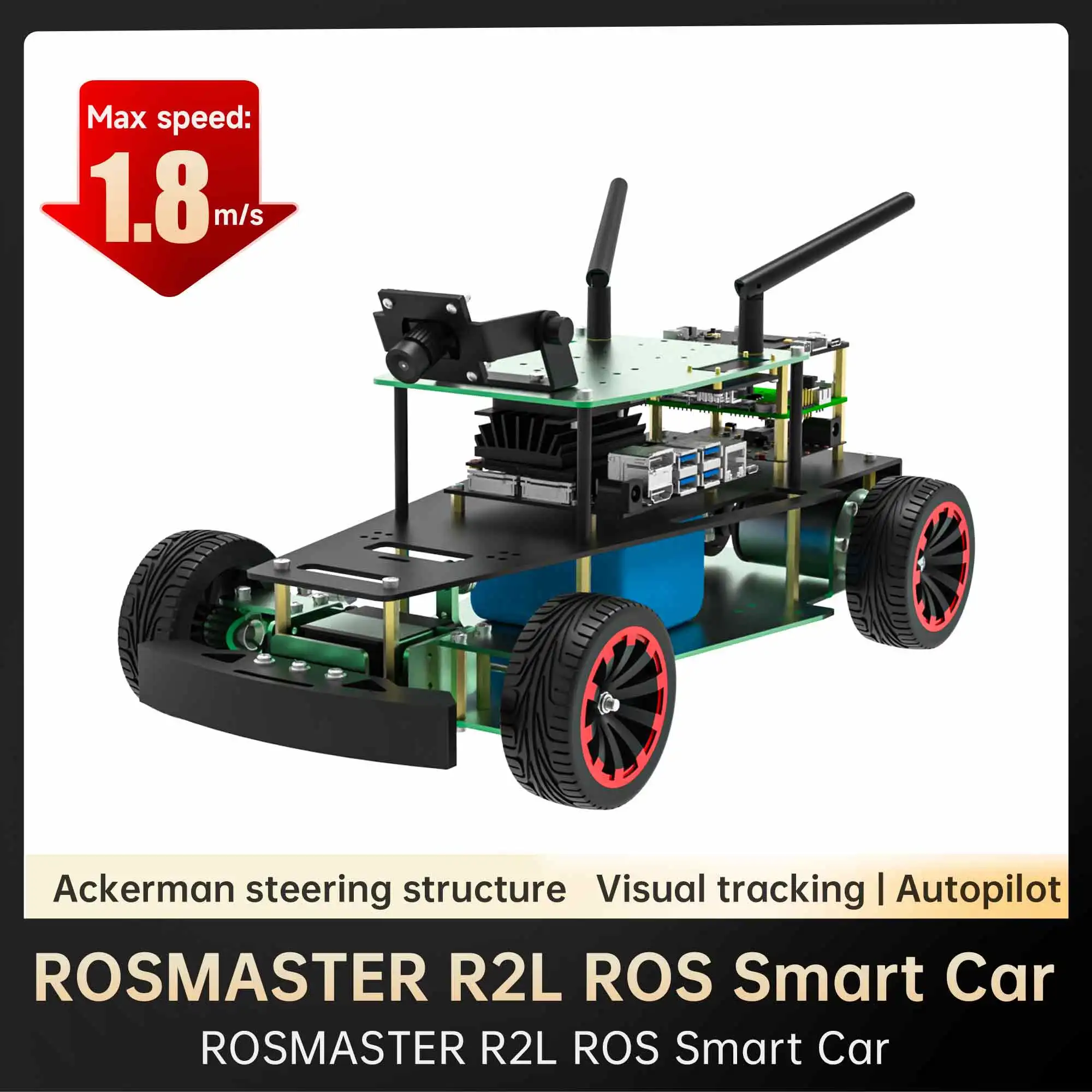 ROSMASTER-R2L-ROS-Robot-Smart-Car-with-Ackermann-Structure-Autopilot ...