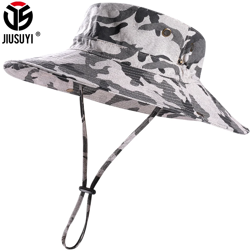 Summer-Wide-Brim-Camouflage-Boonie-Multicam-Tactical-Bucket-Hats ...