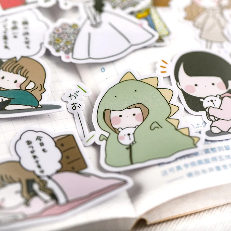 25pcs-Cute-girl-Stickers-Crafts-And-Scrapbooking-stickers-kids-toys ...