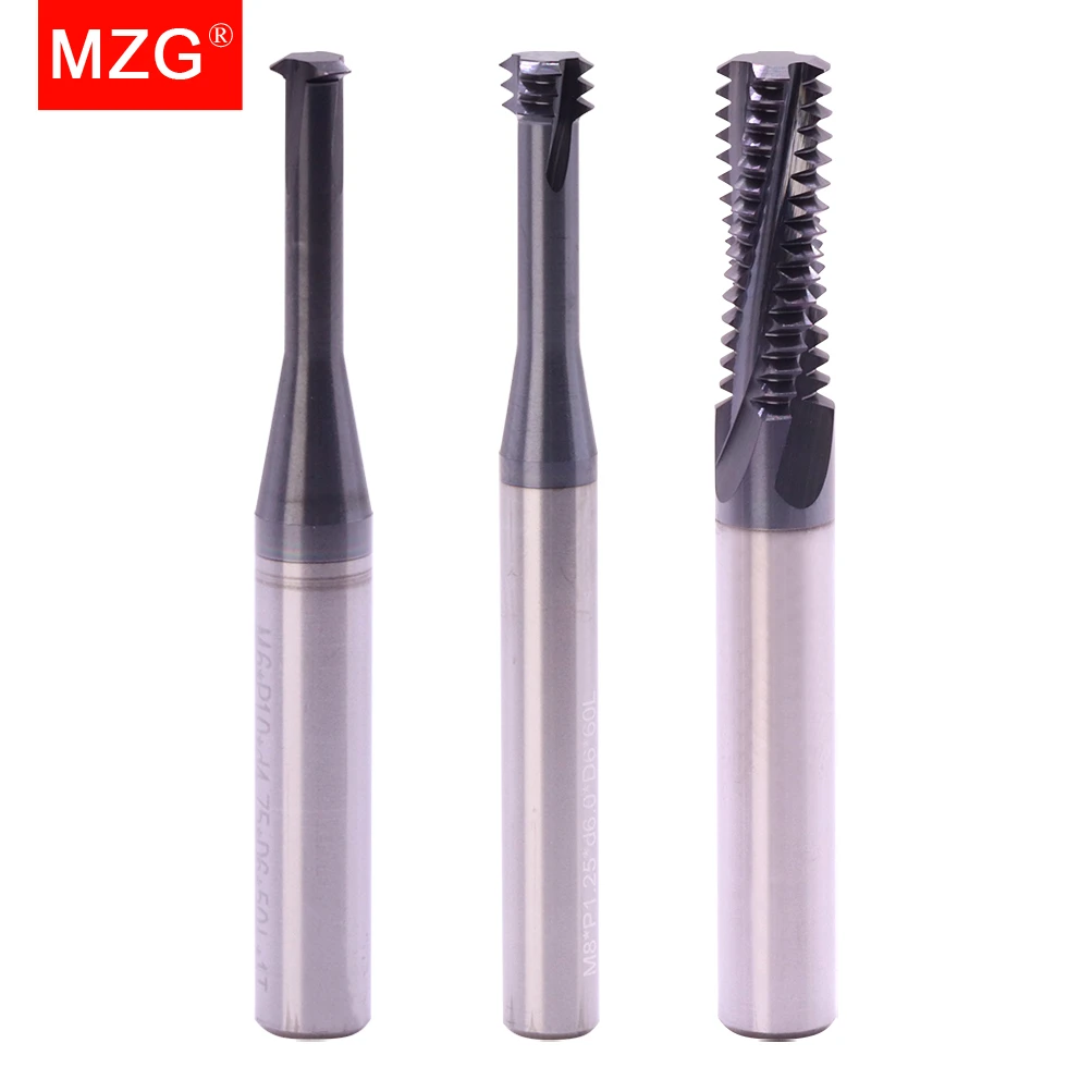 MZG 1PC 1T 3T FT ISO Metric Thread Pitch CNC Hard Alloy Carbide Tool ...