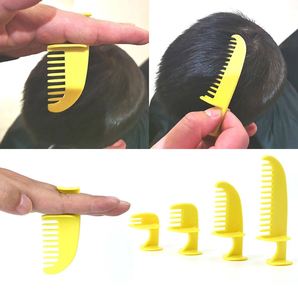 4Pcs Haircutting Template Tool Set Universal Haircut Styling Rulers ...
