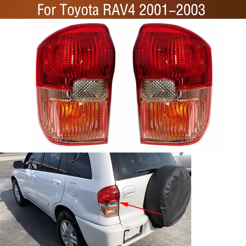 For Toyota RAV4 RAV 4 2001 2002 2003 Car Rear Bumper Tail Light Brake ...
