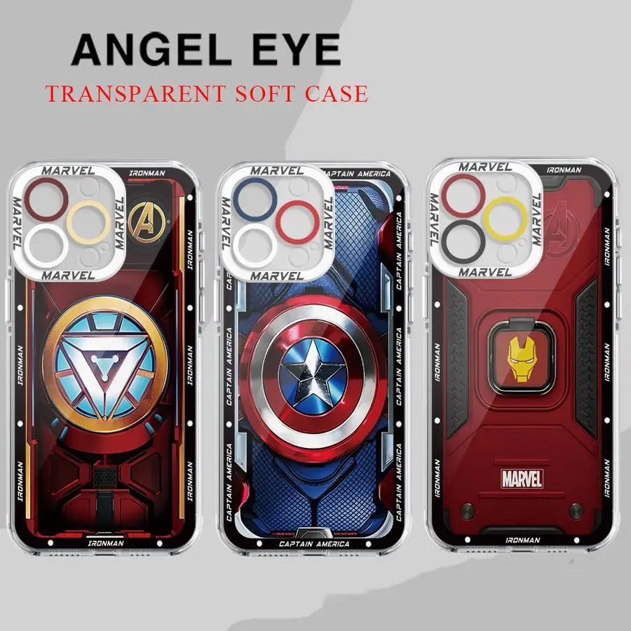 Marvel Ironman Captain America Phone Case for Apple iPhone 15 16 Pro XS ...