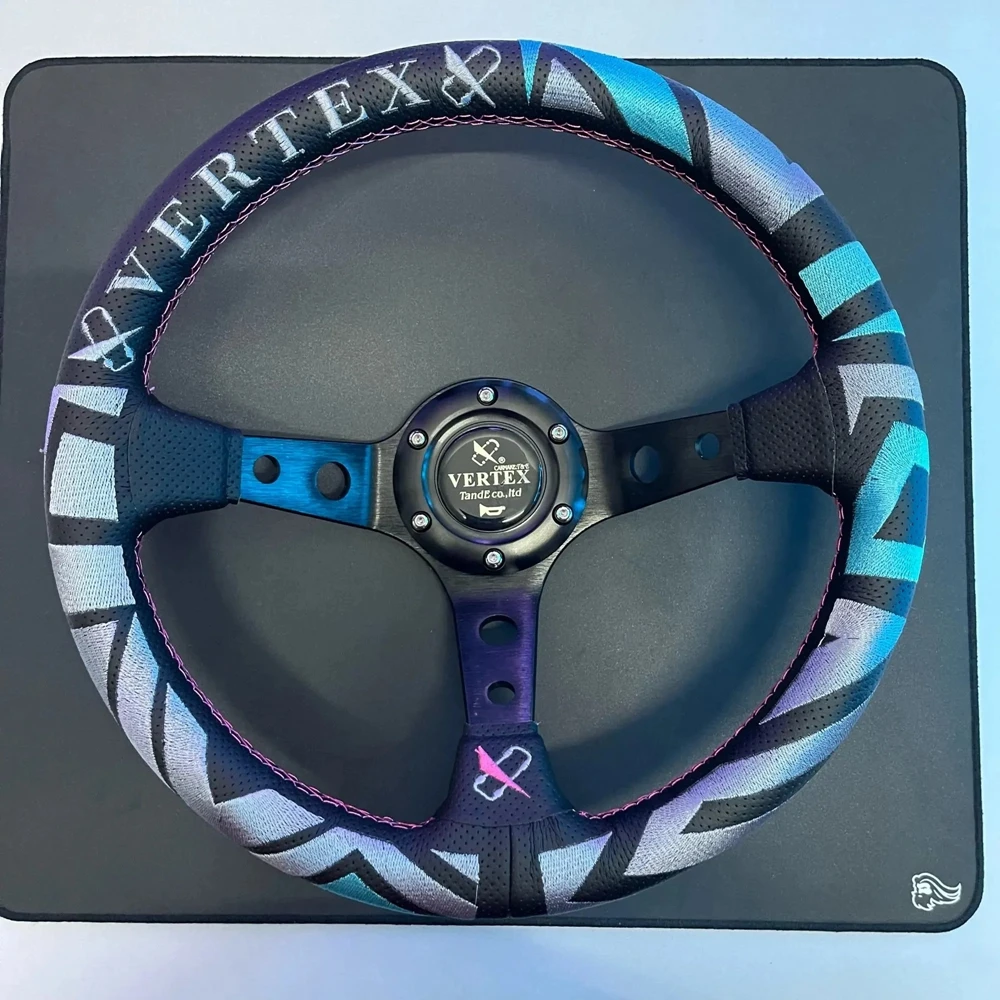 Universal-13Inch-Racing-LABYRINTH-VERTEX-STEERING-WHEEL-Drift-Rally-JDM ...