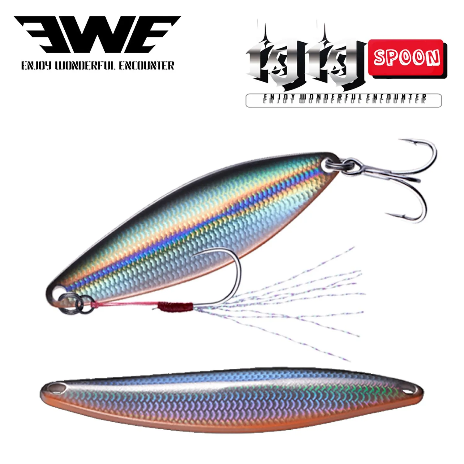 New-EWE-Brand-Flash-Metal-Spoon-Slow-Jig-Lure-7g-11g-14g-18g-22g-28g ...