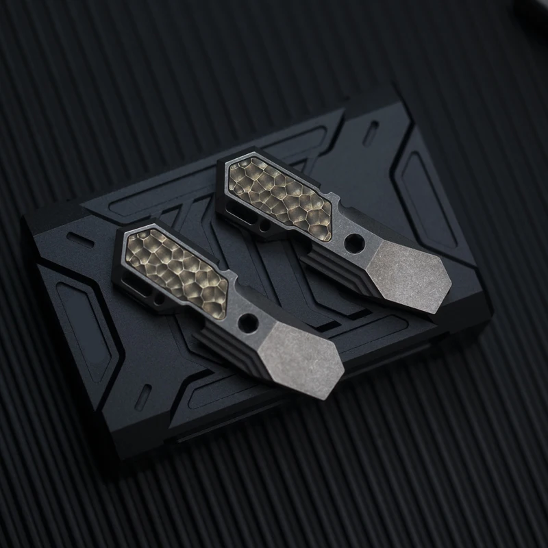 EDC Titanium alloy Crowbar tools A Pendant Paracord Outdoor DIY ...