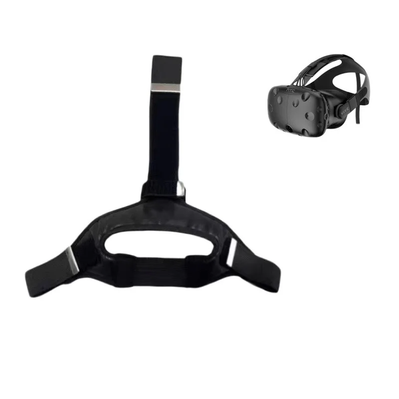 VR Game Head Strap Leather Breathable Replacement Headband for HTC Vive ...