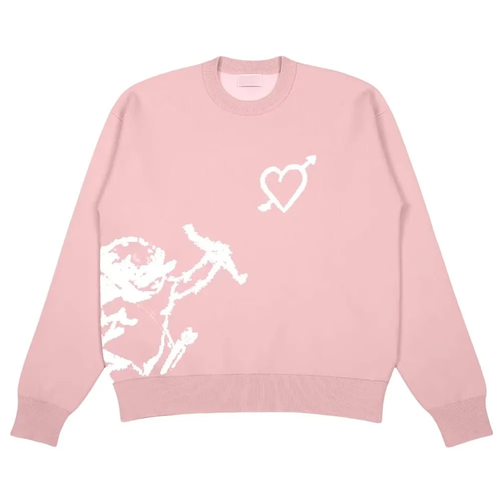 Winter Y2K Men Women Retro Tops Hip Hop High Street Cupid's Love ...