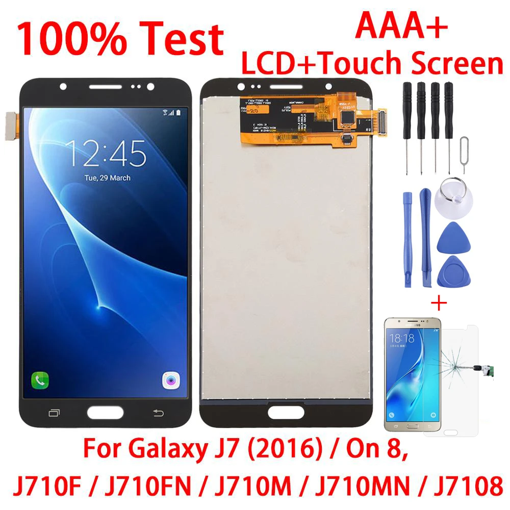 LCD Screen For Samsung Galaxy J7(2016)/On 8,J710F/J710FN/J710M/J710MN/J7108 Display LCD Screen ...