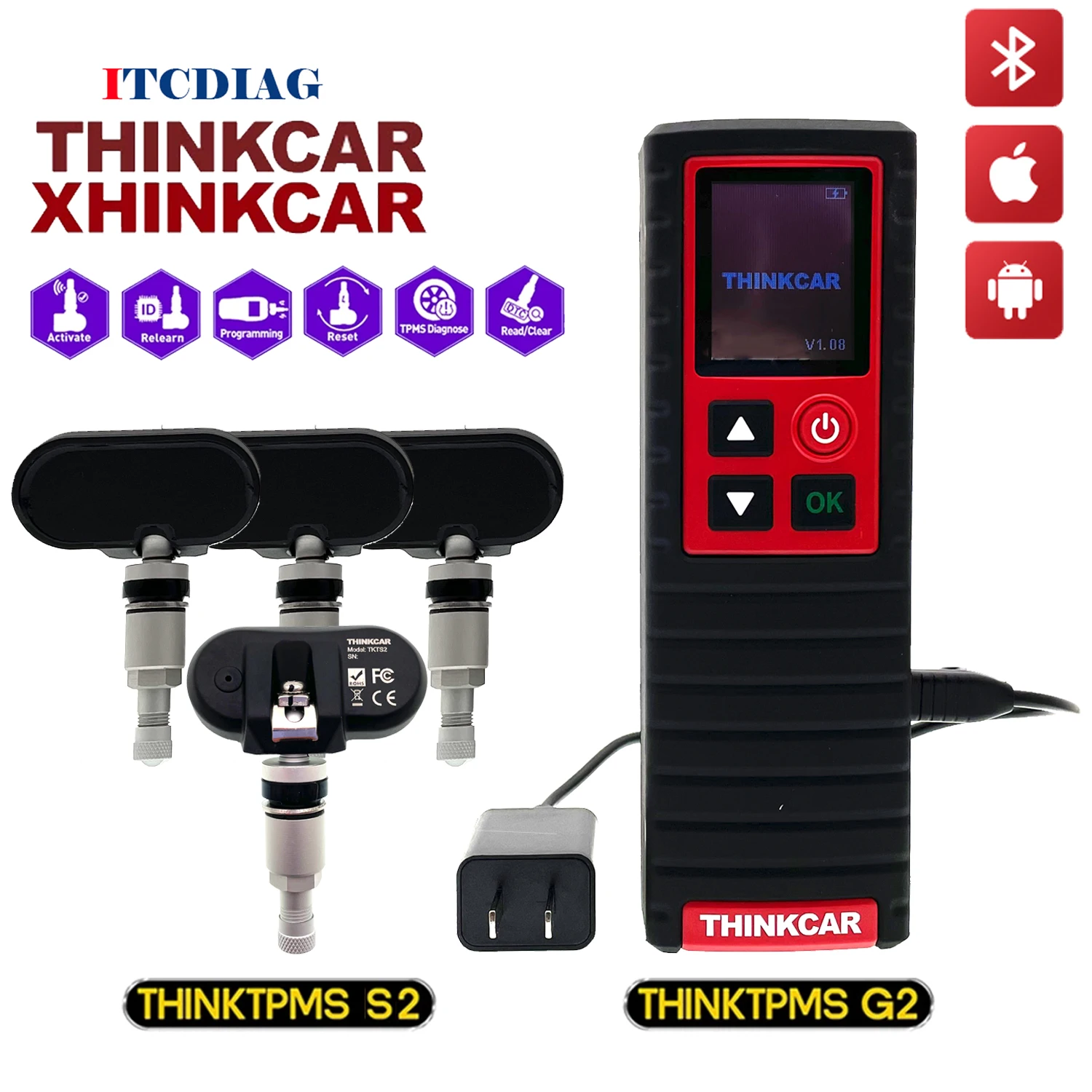 THINKCAR-THINKTPMS-G2-S2-2in1-315MHz-433MHz-Smart-Car-TPMS-Tire ...