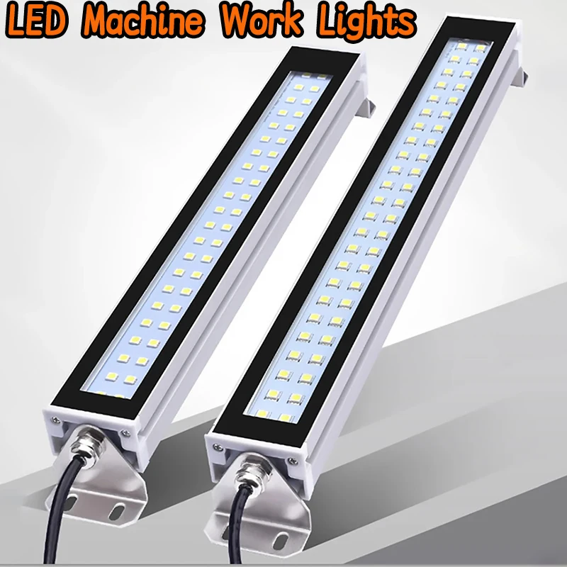 LED Industrial Lamp IP67 Waterproof Oil-proof Dust-proof Workshop CNC ...