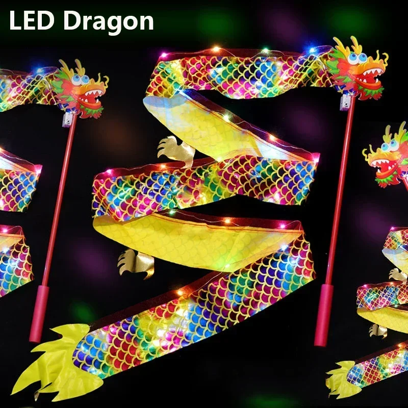 1M-2M-LED-Luminous-Dragon-Dance-Ribbon-Playing-Dragons-Children-s-Props ...