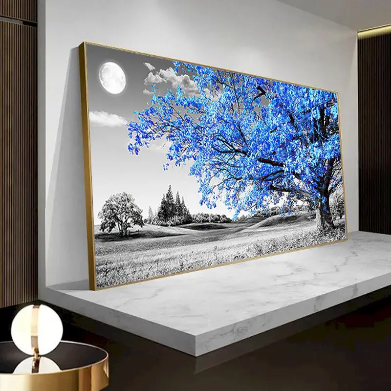 CHENISTORY-60x120cm-Picture-By-Number-Color-Tree-Landscape-For-Adults ...