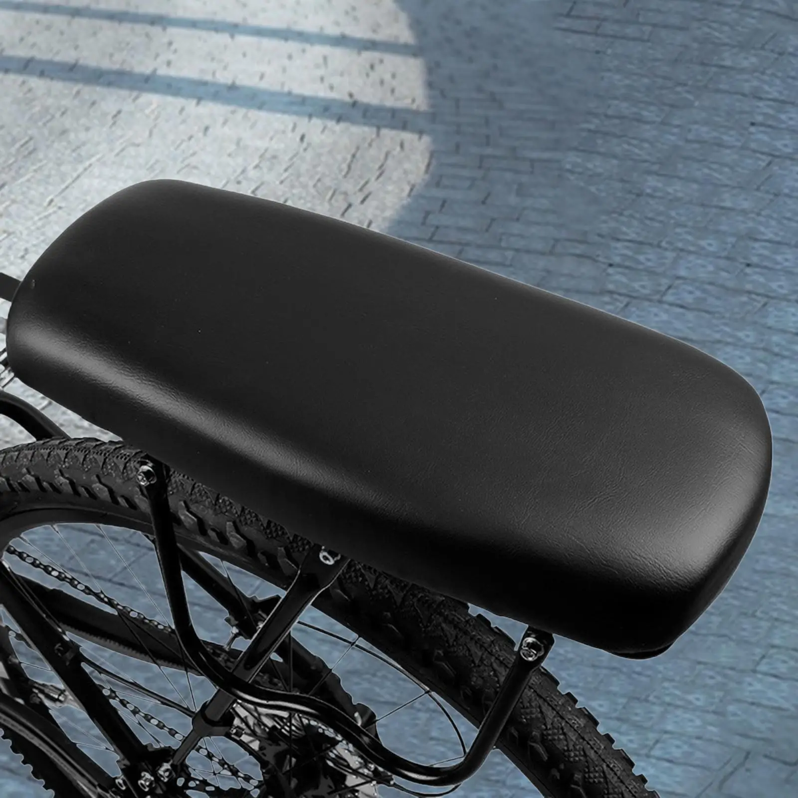 Bicycle-Rear-Seat-Cushion-Bike-Seat-PU-Leather-Bike-Rear-Saddle ...