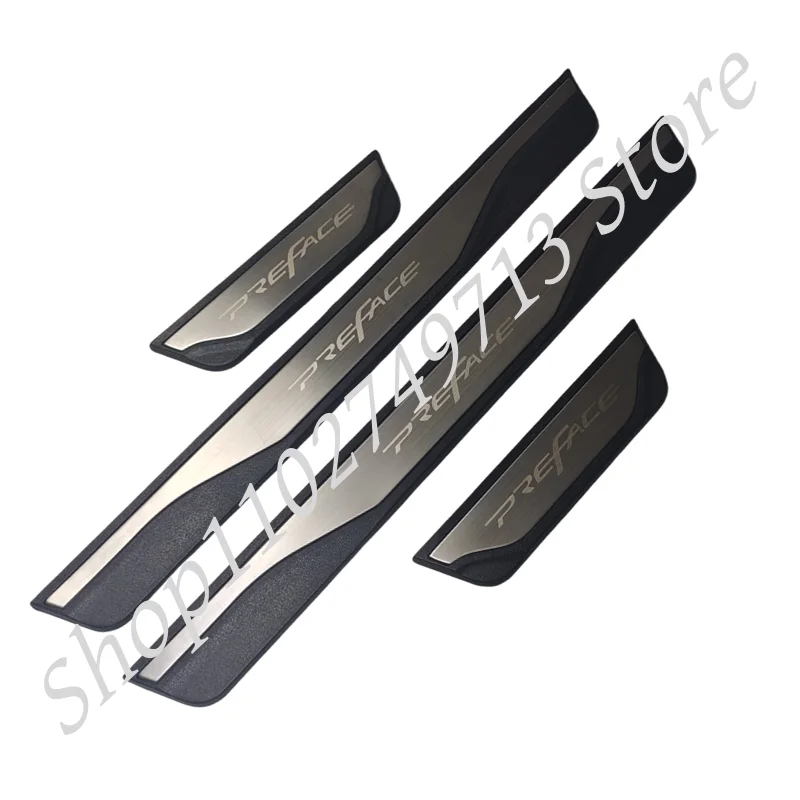 For-GEELY-preface-2023-2024-Car-Accessories-Door-Sill-Protector-Scuff ...