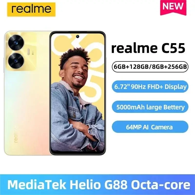 Realme-C55-Smartphone-MediaTek-Helio-G88-AI-64MP-Camera-33W-SUPERVOOC ...
