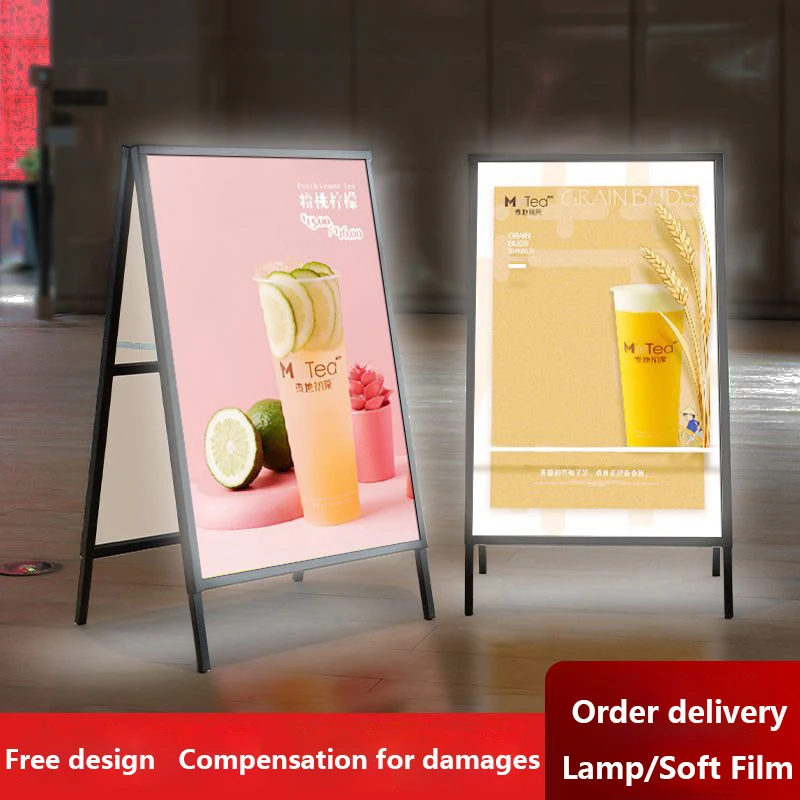 New-Ultra-thin-LED-Light-Box-Luminous-Poster-Display-LED-Backlit-Menu ...