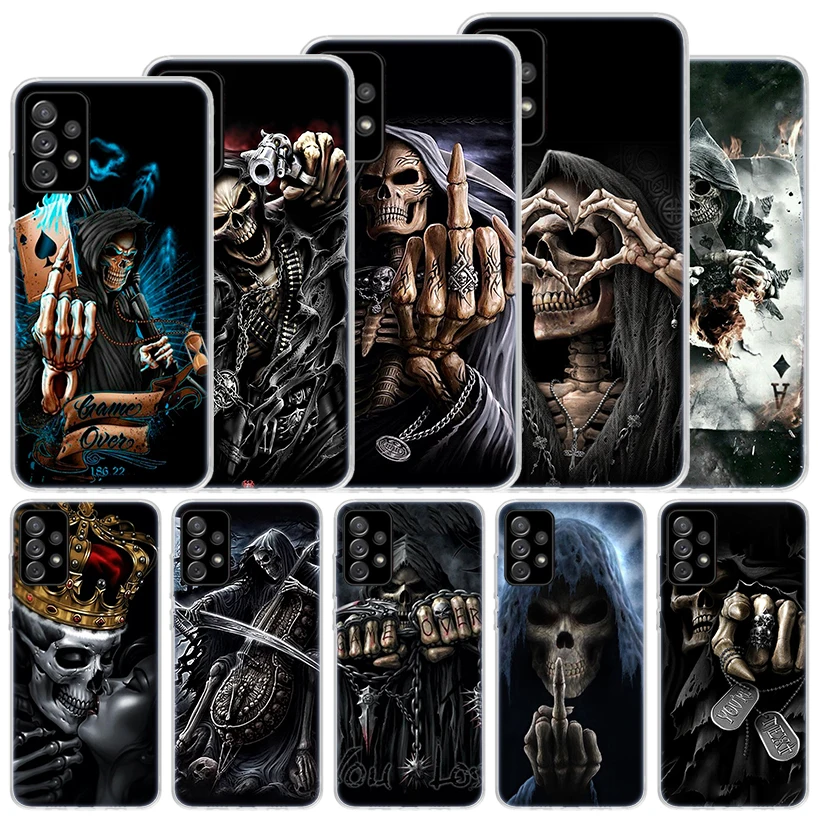 Grim-Reaper-Skull-Skeleton-Soft-Case-For-Samsung-Galaxy-A52-A53-A54-A32 ...