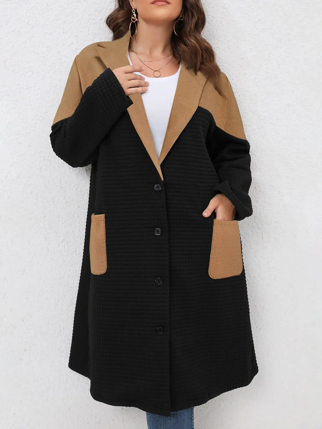 Finjani-Plus-Size-Women-Clothing-Office-Lady-Fashion-Loose-Winter ...