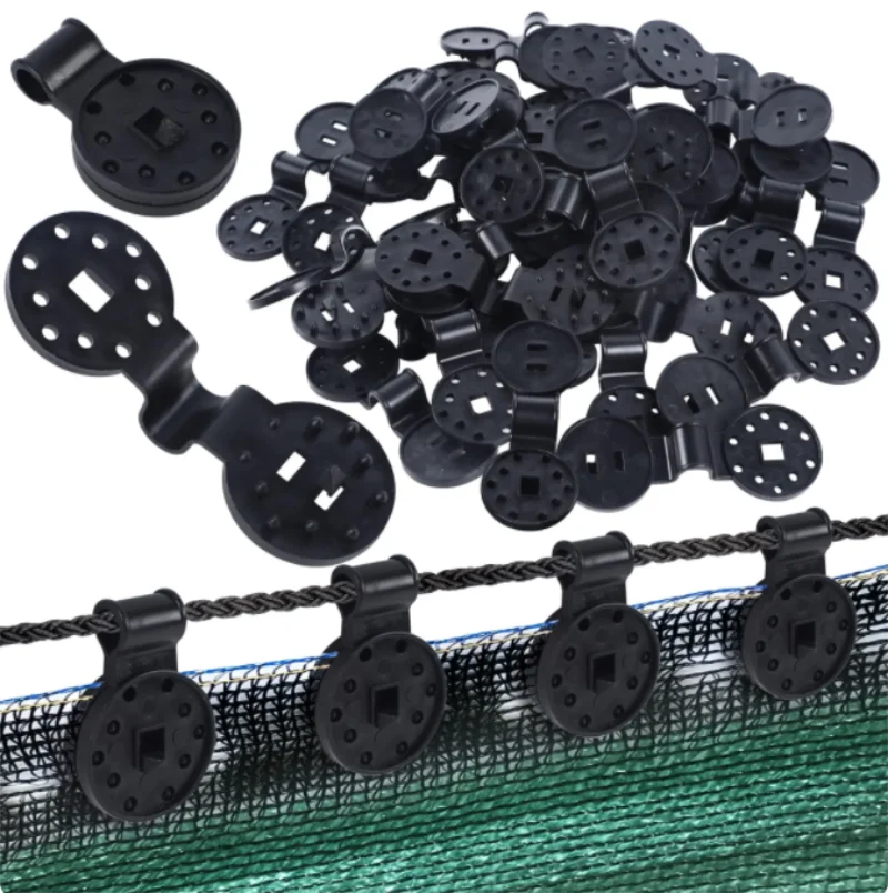 PE-50PCS-Sunshade-Net-Clip-Garden-Tools-Greenhouse-Shade-Cloth-Fix ...