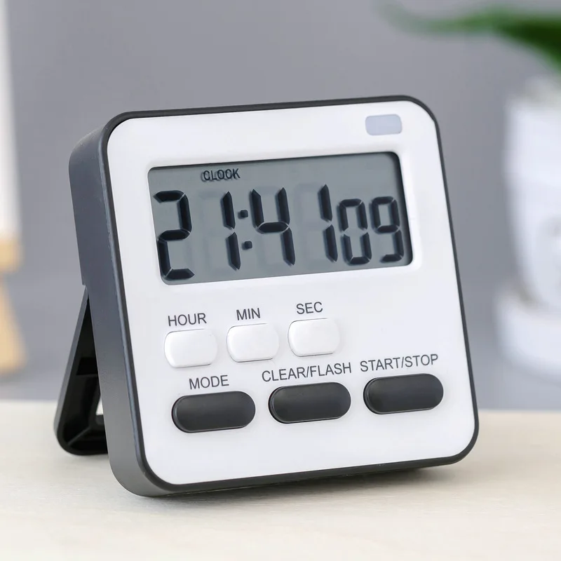 Portable-Mini-Digital-Clock-with-Flashing-Light-Timer-Cooking-Kitchen ...