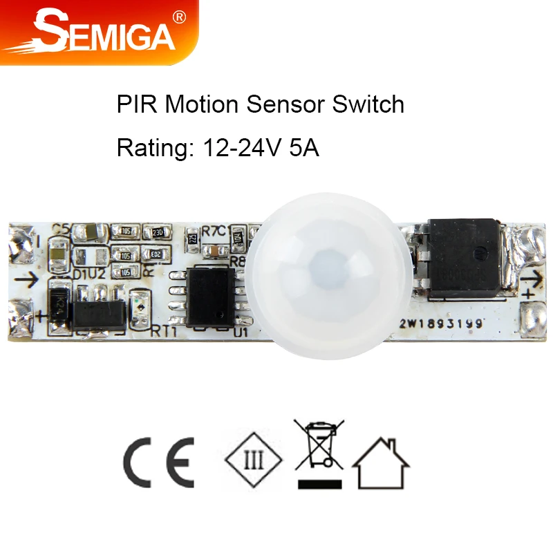 Pir-sensor-de-movimento-interruptor-m-dulo-12v-24-24v-5a-alta-pot-ncia ...