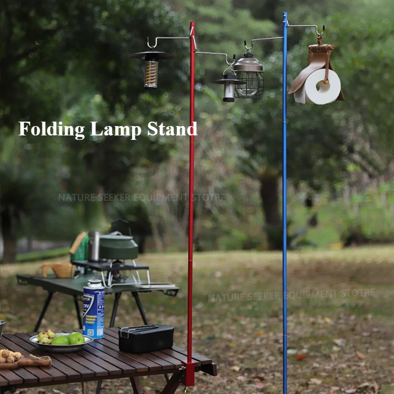 Camping-Lantern-Stand-Detachable-Aluminium-Alloy-Light-Hangers-Lighting ...