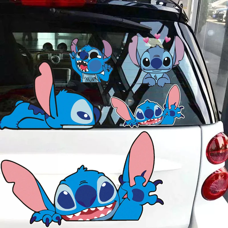 Disney-Stitch-Car-Sticker-Kawaii-Anime-Figure-Stitch-Auto-Window ...