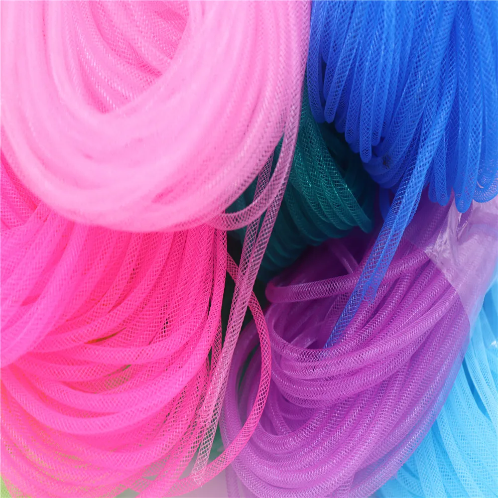 4mm Wedding Fishbone Mesh Tube Elastic Mesh Belt Skirt Support ...