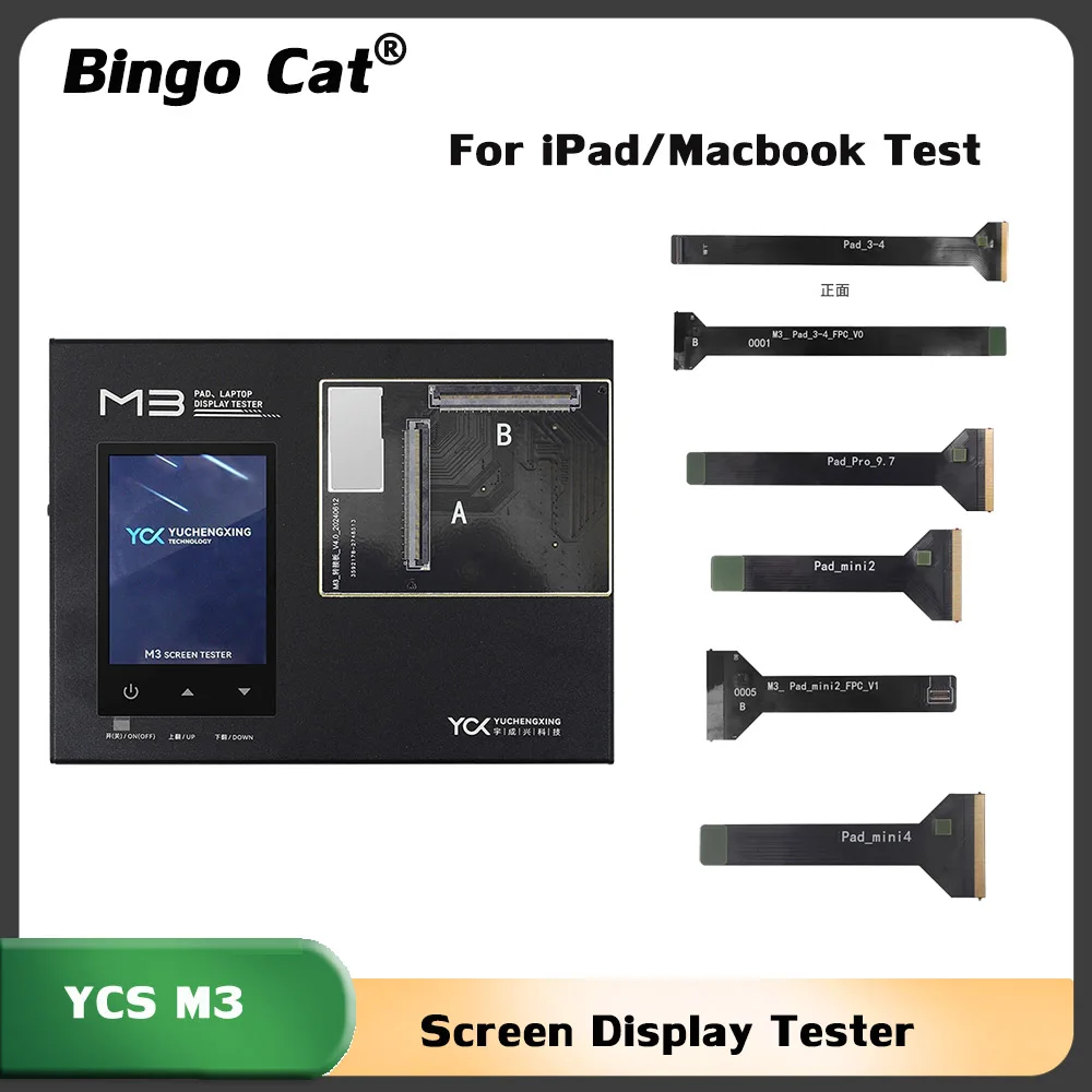 YCX-M3-LCD-Screen-Display-Tester-For-iPad-MacBook-Tablet-Sasmung-Tab ...