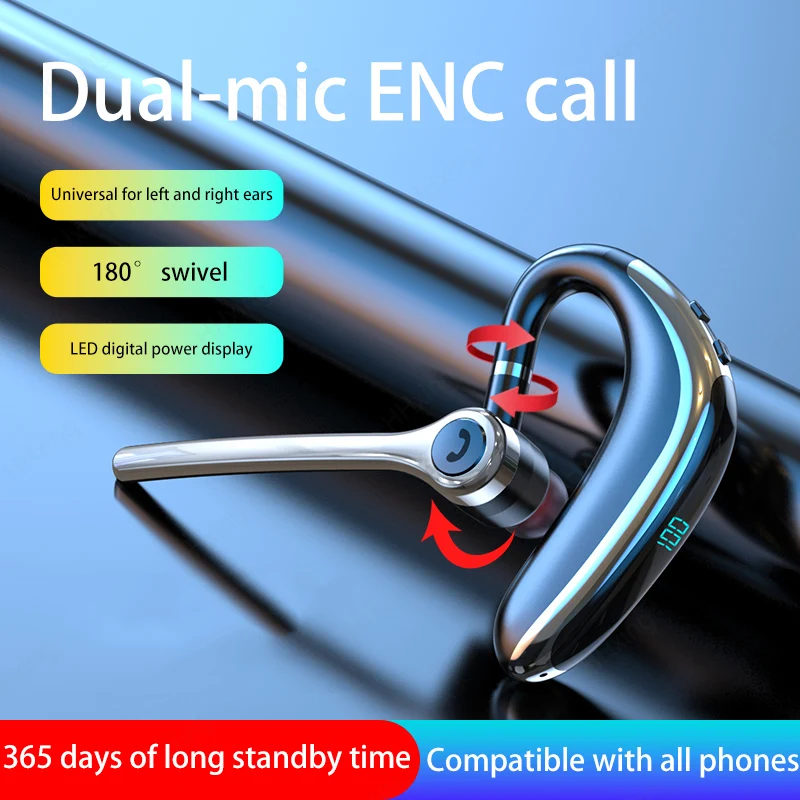 Wireless-Headphones-Bluetooth-Earphone-With-Microphon-ENC-Noise ...