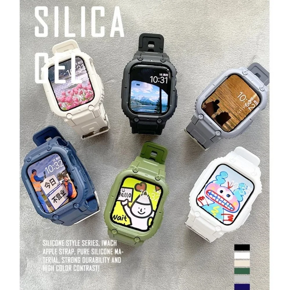 Ultra-TPU-Strap-e-Case-para-Apple-Watch-Capa-Bumper-Armadura-Robusta ...