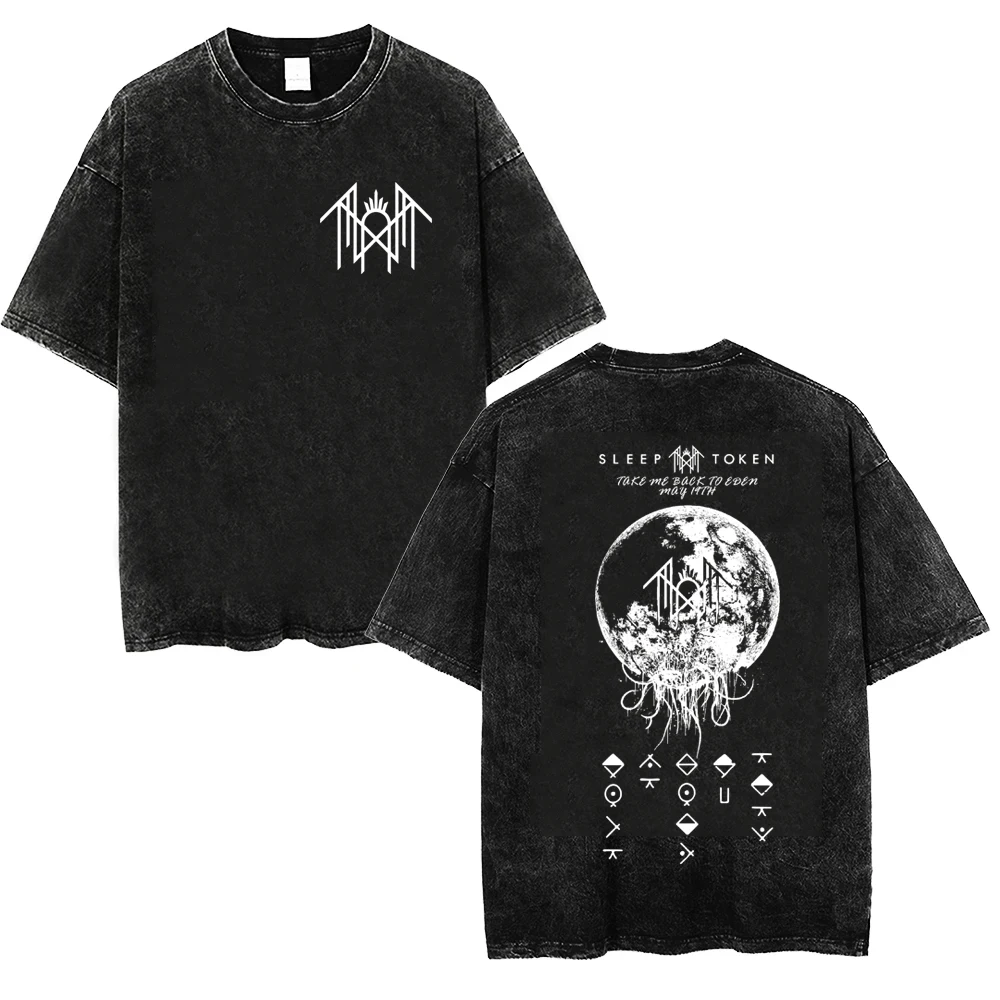 Camiseta-lavada-de-The-Teeth-of-God-Token-camisa-Vintage-de-algod-n-de ...