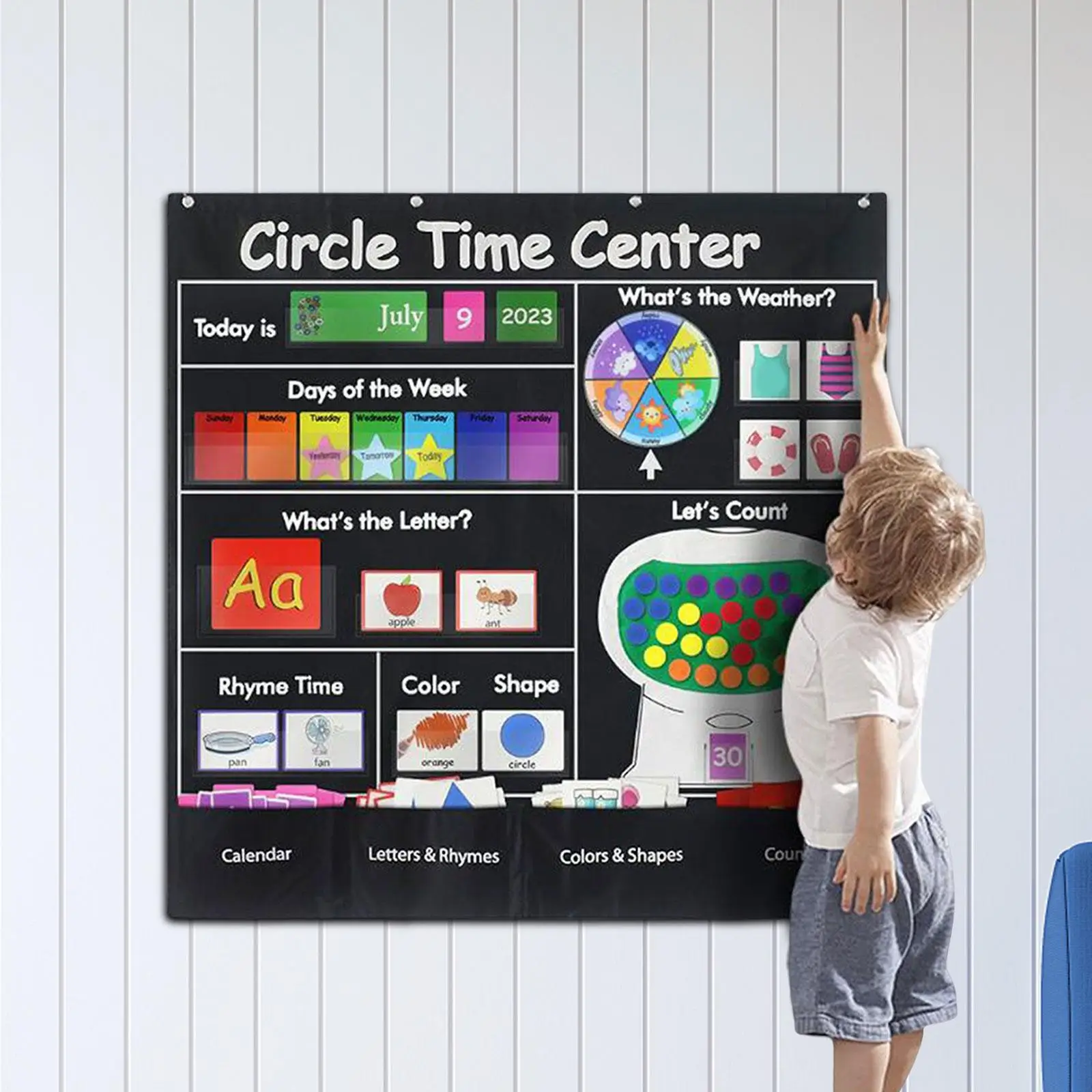 Interactive-Learning-Center-Pocket-Chart-for-Group-Activities-and ...