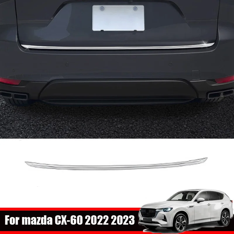 For-Mazda-CX-60-CX60-CX-60-2022-2023-2024-Stainless-Steel-Tailgate-Rear ...