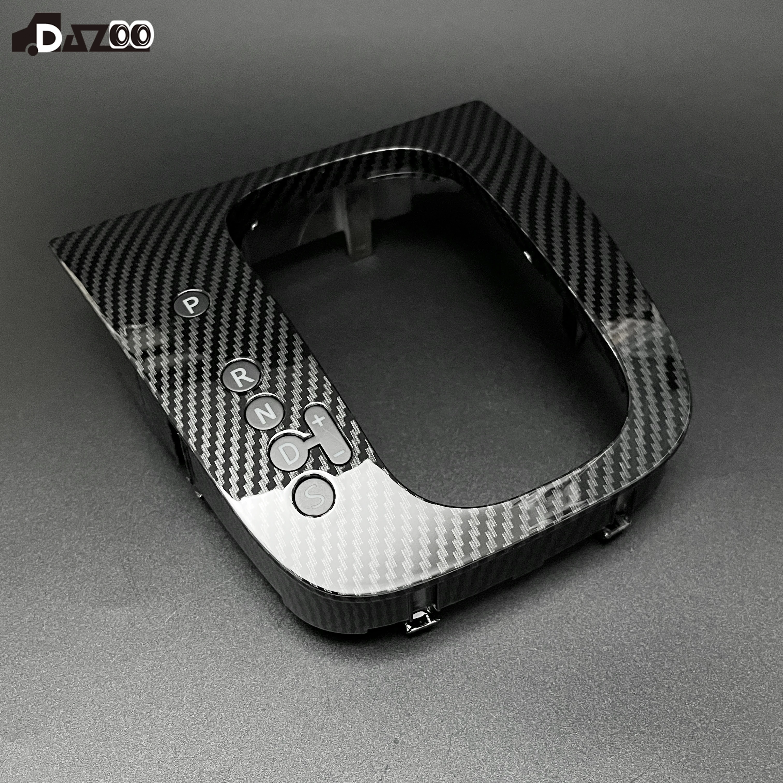 16D713203A Heat Transfer Carbon Gear Shift Knob Shift Frame For LHD ...